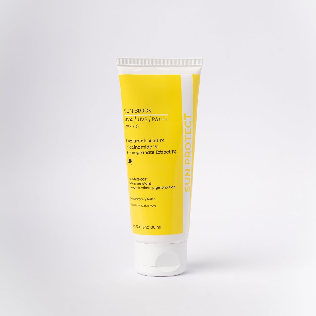 Dr G Sun Block SPF 50: Broad-Spectrum Sunscreen | Shields UVA/UVB rays ...