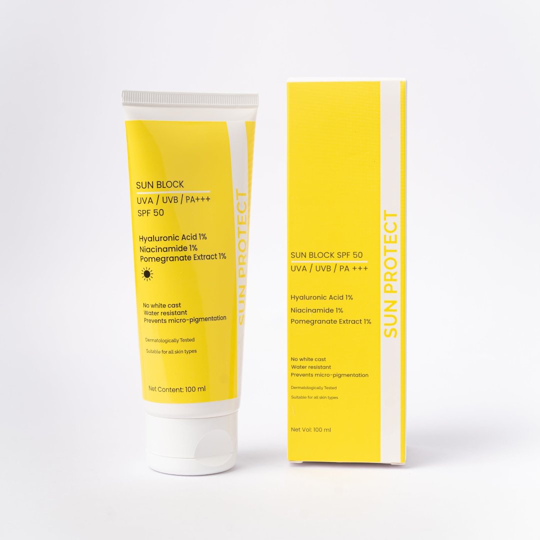 Dr G Sun Block SPF 50: Broad-Spectrum Sunscreen | Shields UVA/UVB rays ...