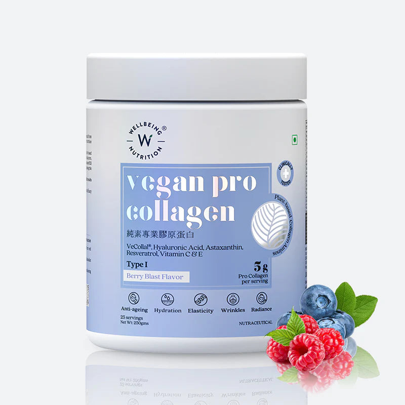 Wellbeing Nutrition Vegan Pro Collagen Berry Blast Flavoured (250g ...